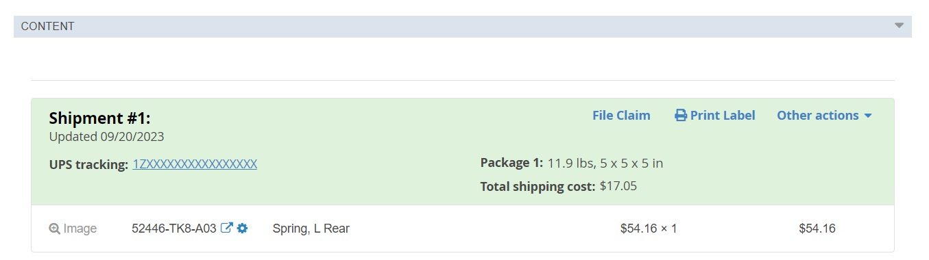 How to Create RP UPS Shipping Claims